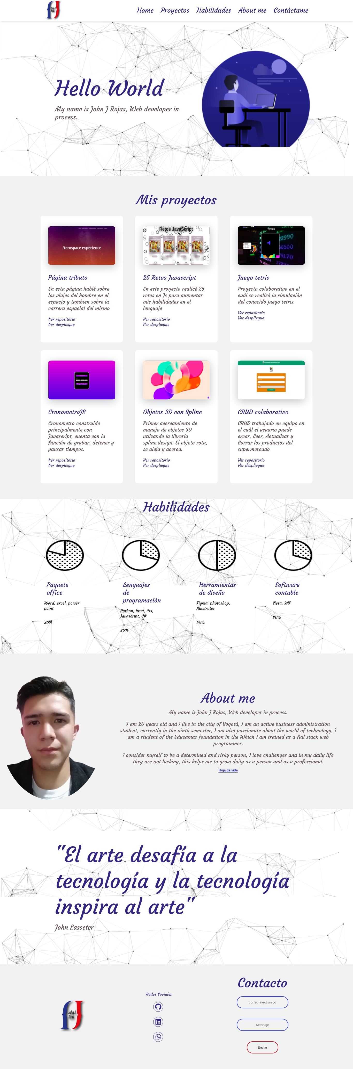 John J Rojas - Web Developer